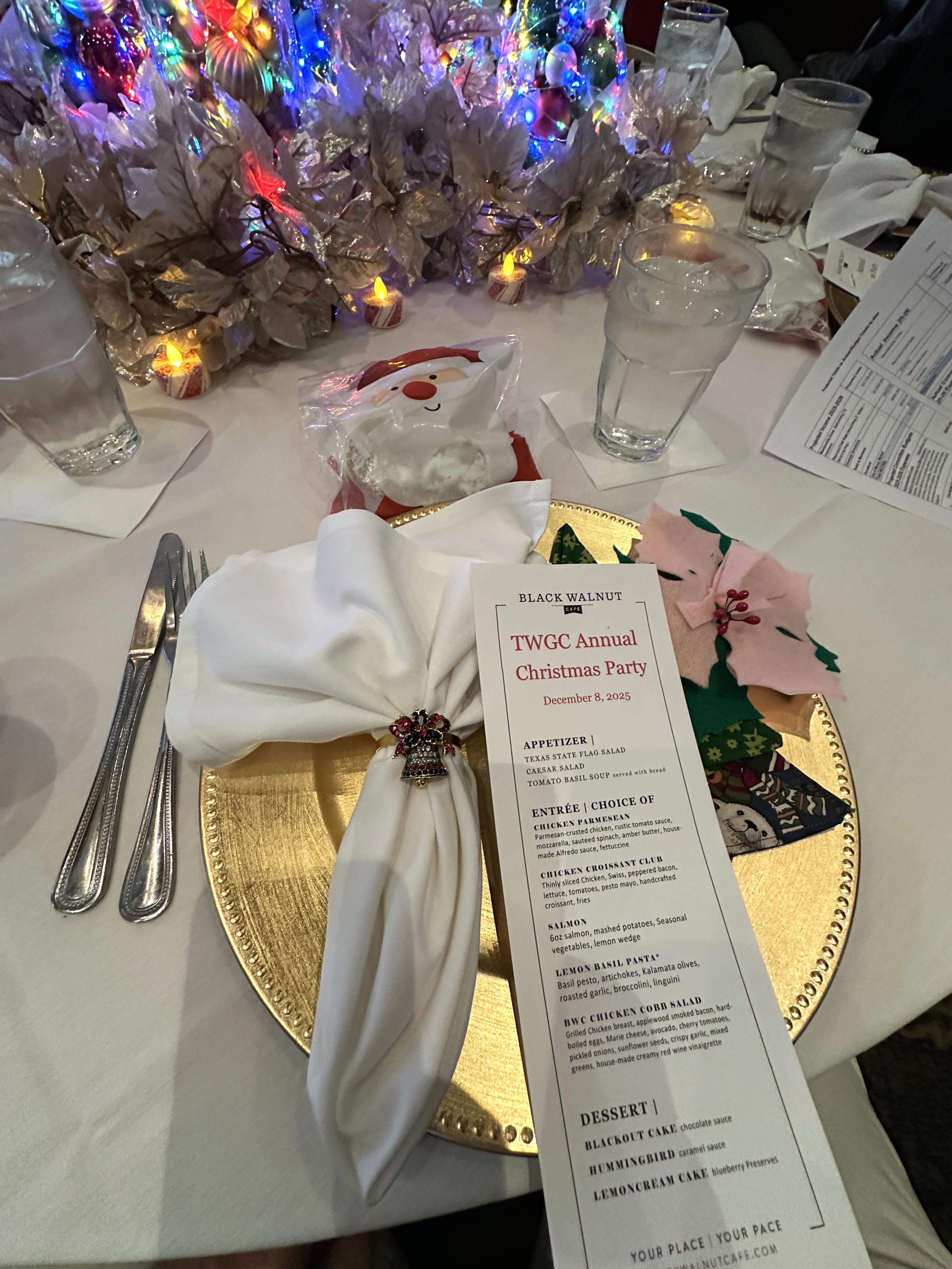 TWGC Annual Christmas Party Luncheon- December 8, 2025 – The Woodlands ...